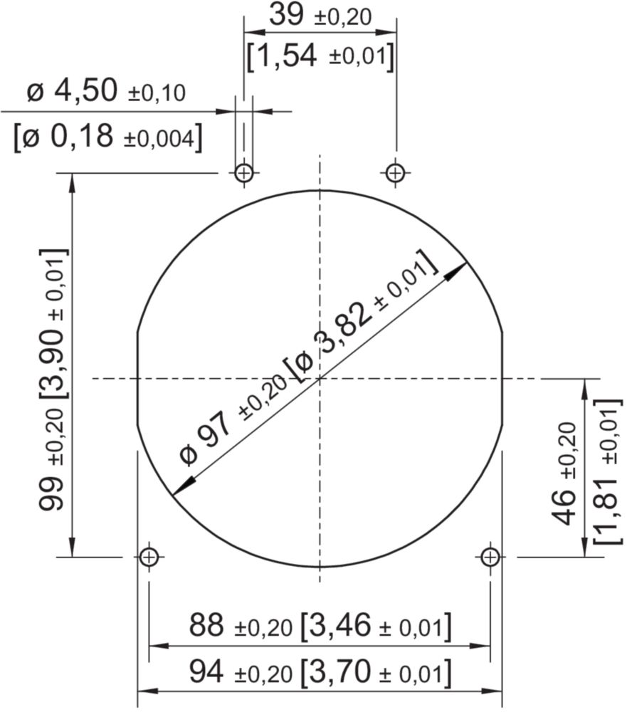 Flange socket 32 A - 275669