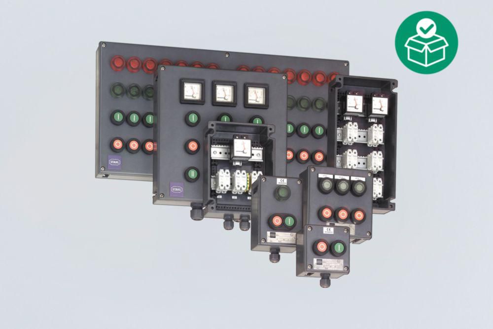 Control boxes made of polyester resin Series 8146