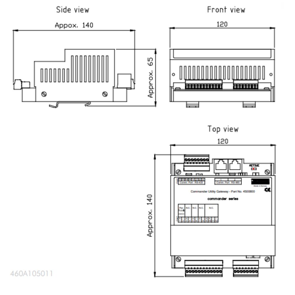 Utility commander Gateway module VDR/SCADA interface galvanically ...