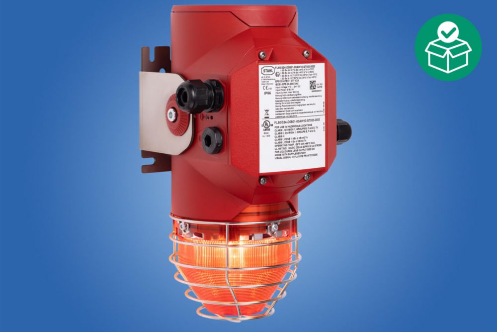 Visual signalling device LED light fitting In flameproof enclosure - 312372